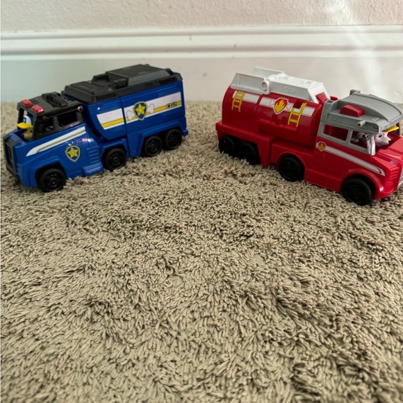 Paw Patrol | Toys | Paw Patrol Marshall And Chase Patroller Trucks ...